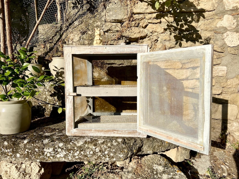 Shabby Chic French Farmhouse Pie Safe: Vintage White Food Storage - Etsy
