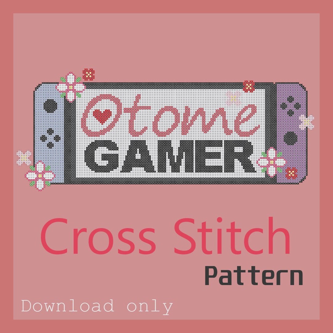 Otome Gamer Cross Stitch Pattern - Etsy