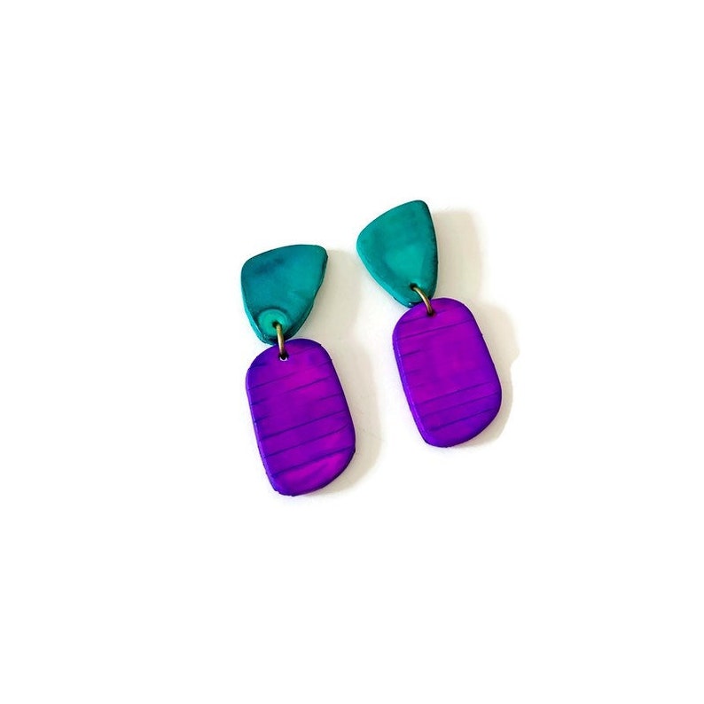 Colorful Clip on Earrings for Women, Cute Dangle Earrings for Non ...