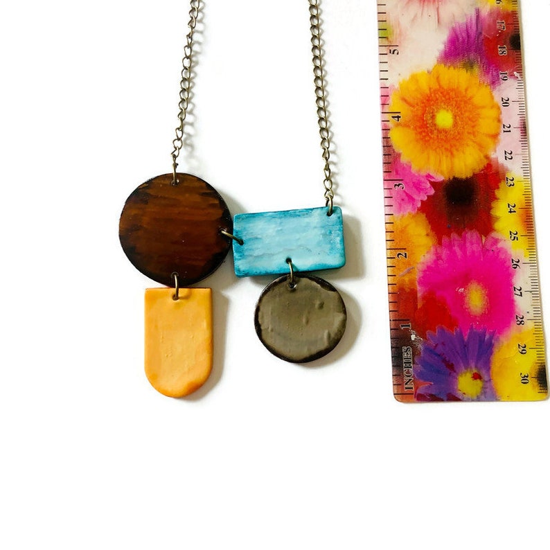 Unique Jewelry Set With Statement Necklace & Matching Earrings, Modern ...
