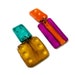 Bold Colorful Retro Jewelry Set With Geometric Necklace & - Etsy