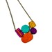 Bold Colorful Retro Jewelry Set With Geometric Necklace & - Etsy