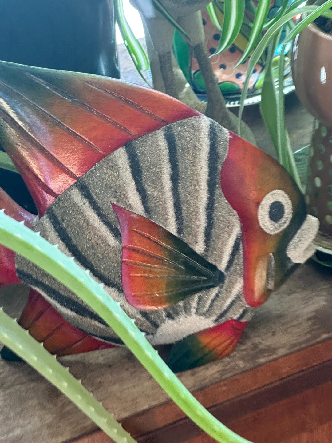 Standing Rasta Sand-inlay Tropical Fish – Handmade in Negril, Jamaica ...