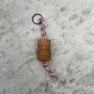 Wine Cork Floating Keyring - Etsy