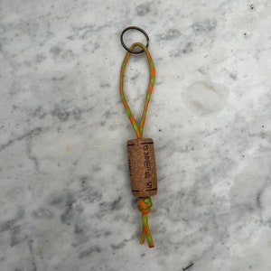 Wine Cork Floating Keyring - Etsy