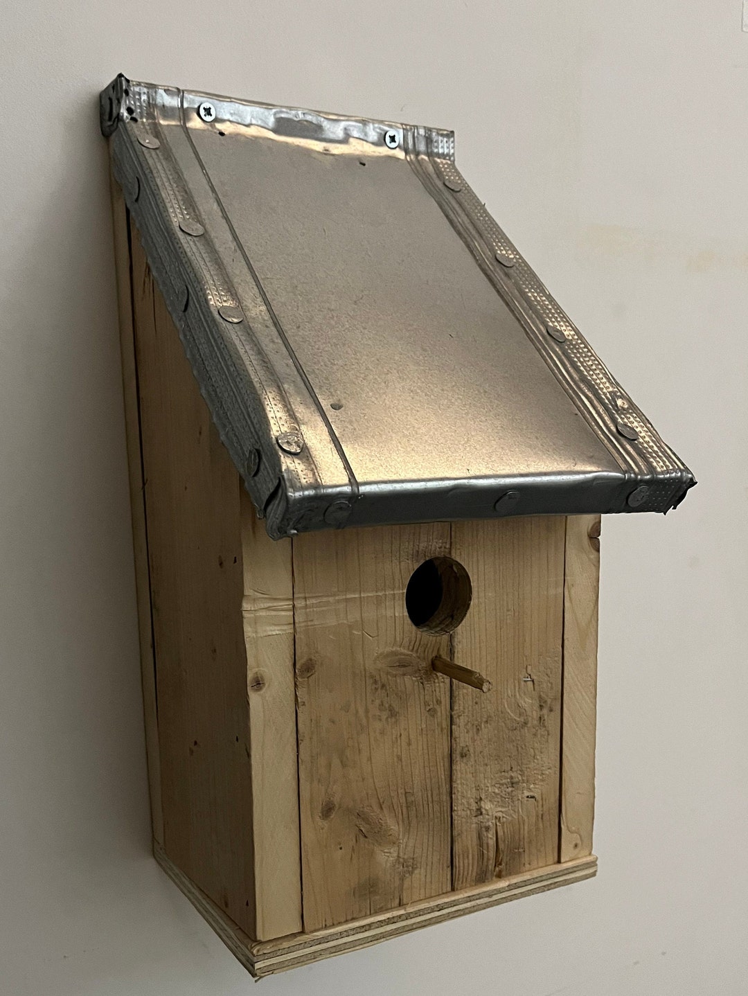 Bird House Nest Box Recycled and Reclaimed Materials - Etsy