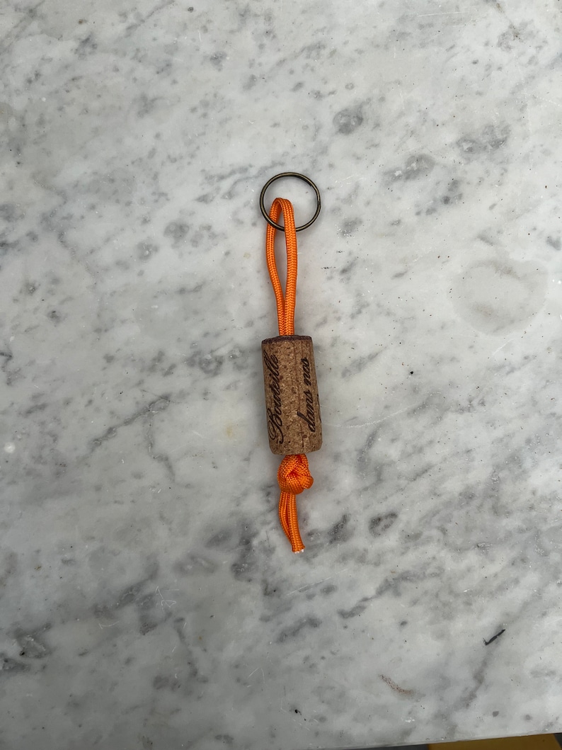 Wine Cork Floating Keyring - Etsy