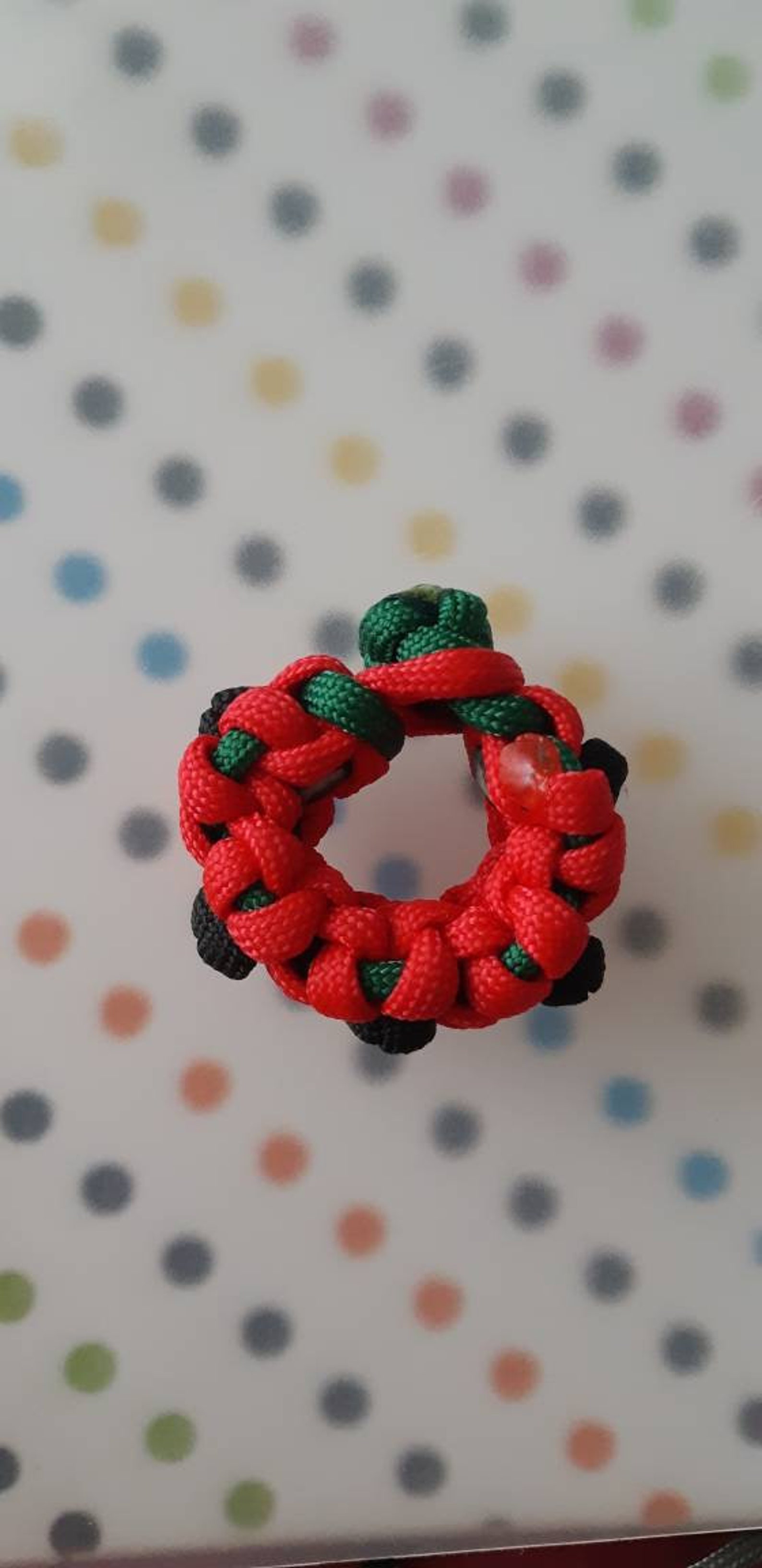 Paracord Poppy Woggle - Etsy UK