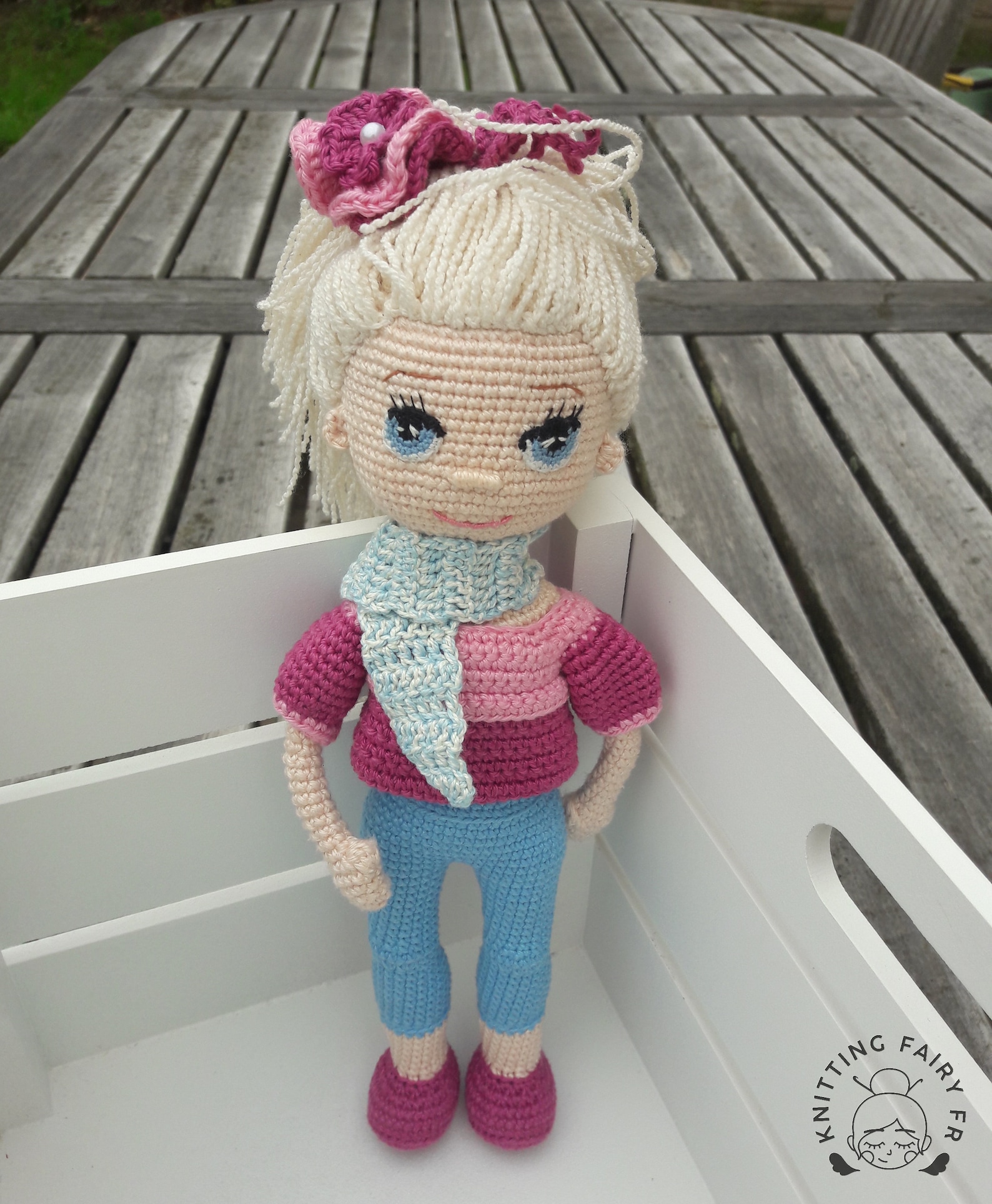 Crochet Handmade Cotton Doll/ Cute Doll/ Cotton Doll/gift for - Etsy