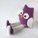 Crochet Handmade Decorate Violet Owl - Etsy
