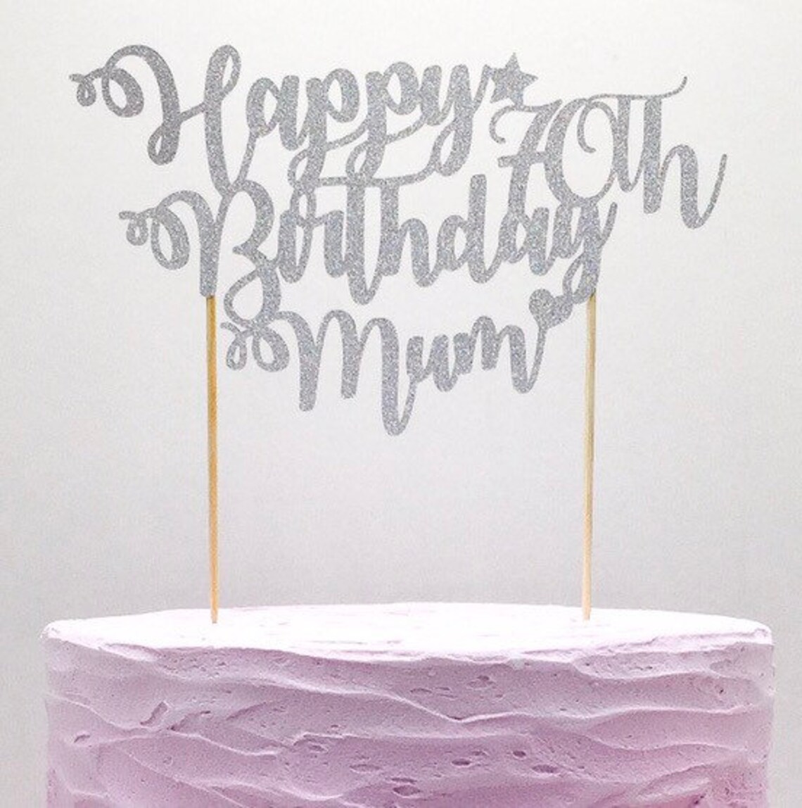 Happy 70th Birthday Mum Topper Mum Cake Topper 70th Birthday | Etsy