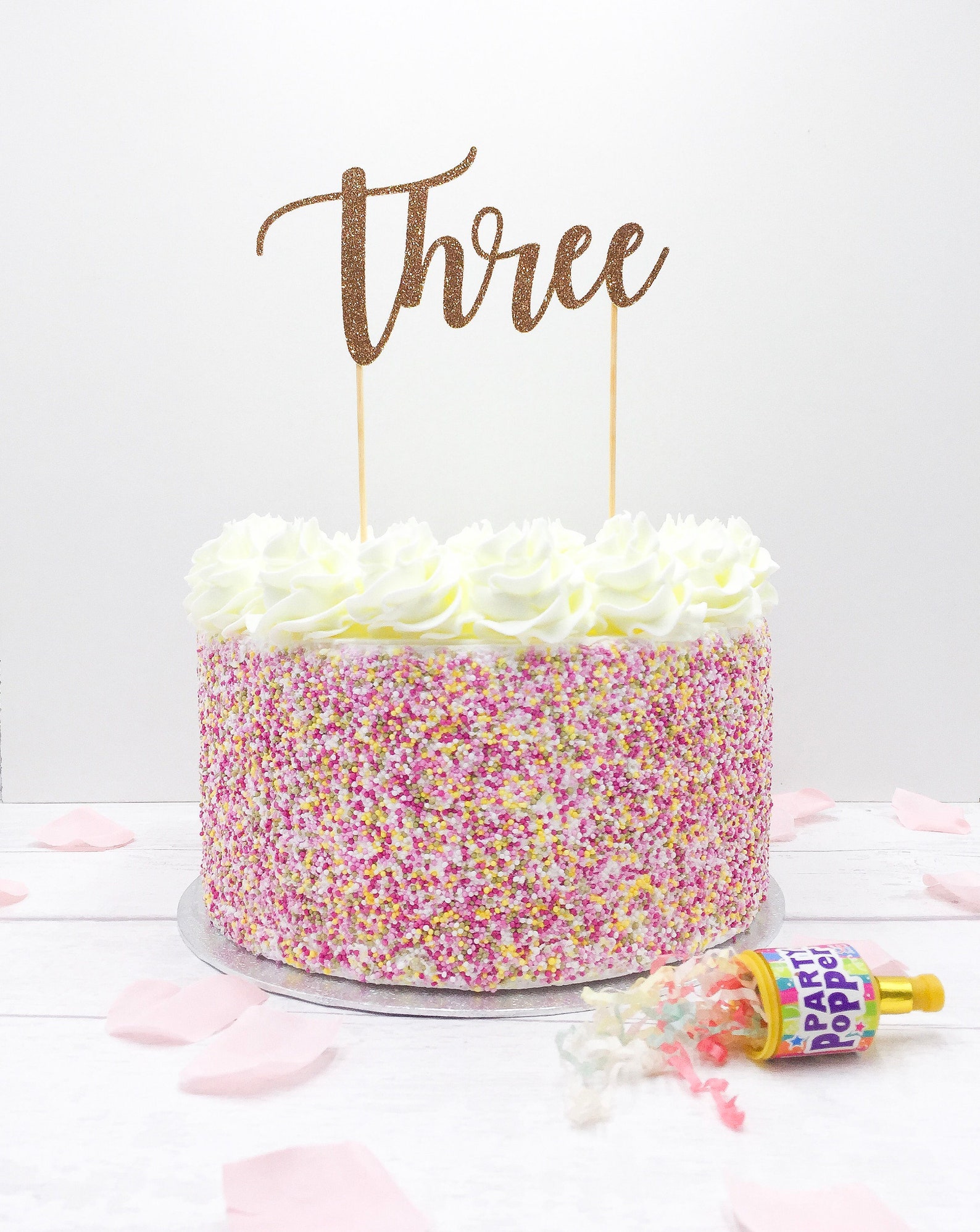 Age Cake Topper Age Word Cake Topper Birthday Cake - Etsy