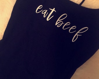 Items similar to Eat Beef! Digital Applique File on Etsy