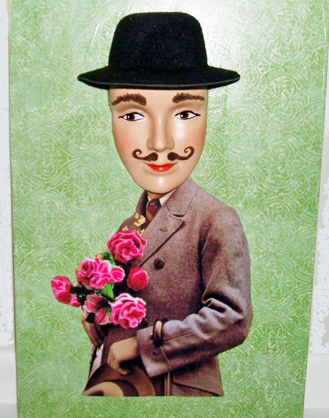 Boudoir Doll MALE BOUDOIR DOLL Dapper French Man With Flowers and Hat ...