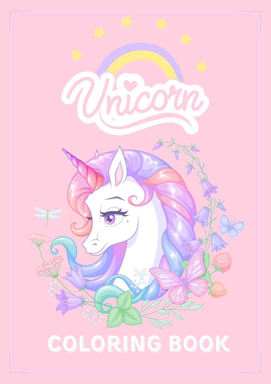 Magical Unicorn Quotes Coloring Book for Kids 28 Pages of Inspirational ...