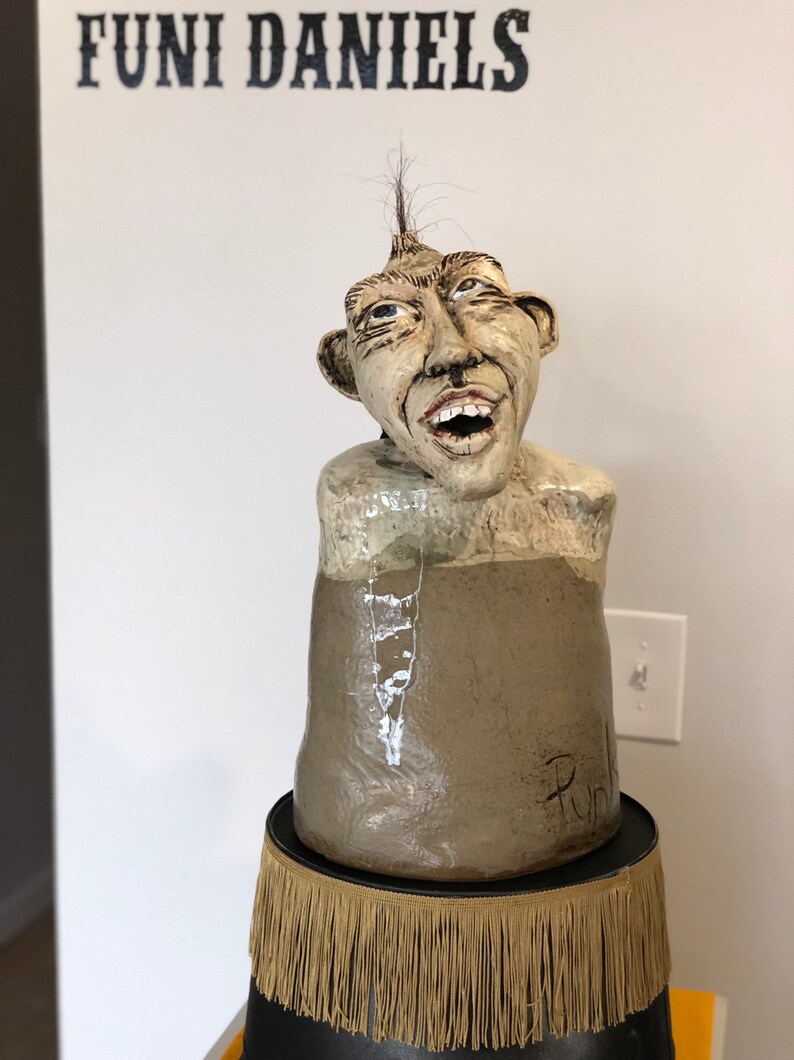 Schlitzi the Pinhead/ Large Circus Theme Sculpture/ Gothic - Etsy