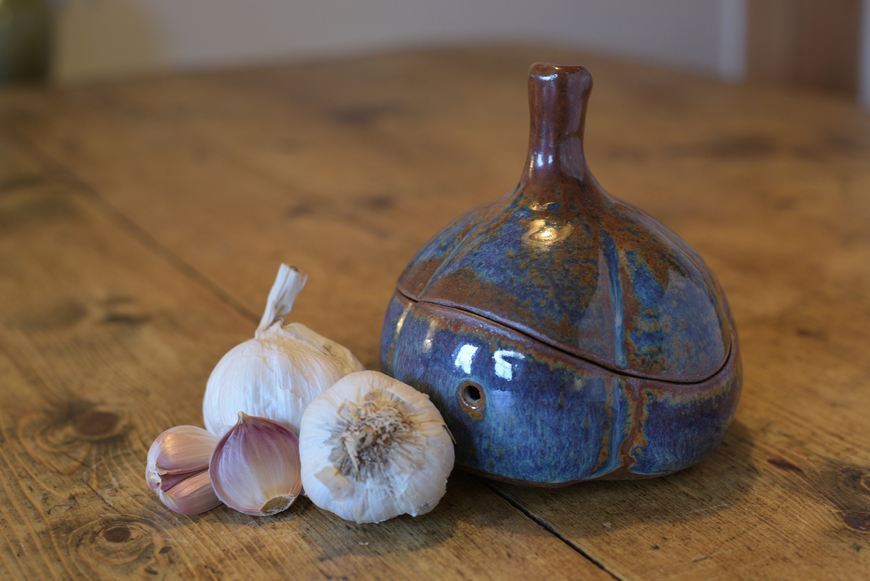 Handcrafted Pottery Garlic Keeper - Etsy