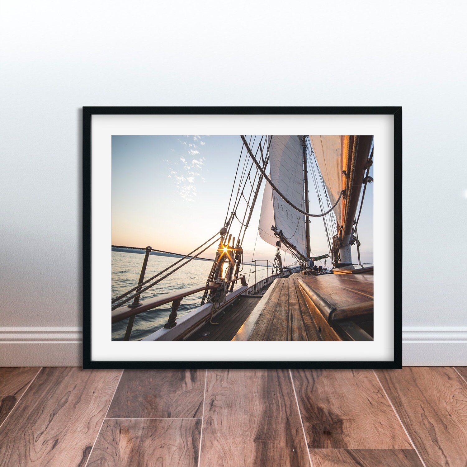 Wooden Sailboat Yacht Photography Print Sail Print Wall Art - Etsy ...