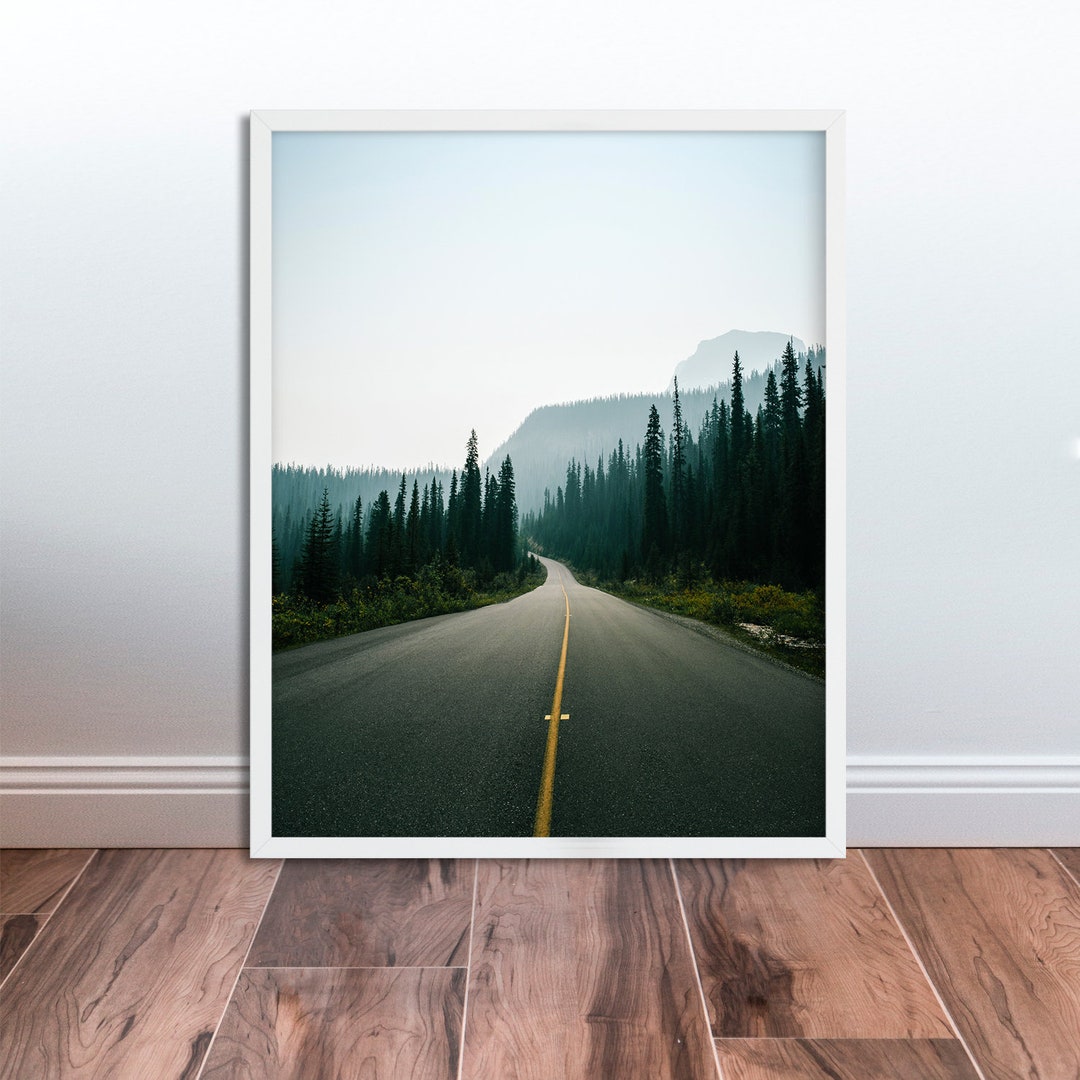 Mountain Road Print Forest Road Photography Print Mountain Photography ...