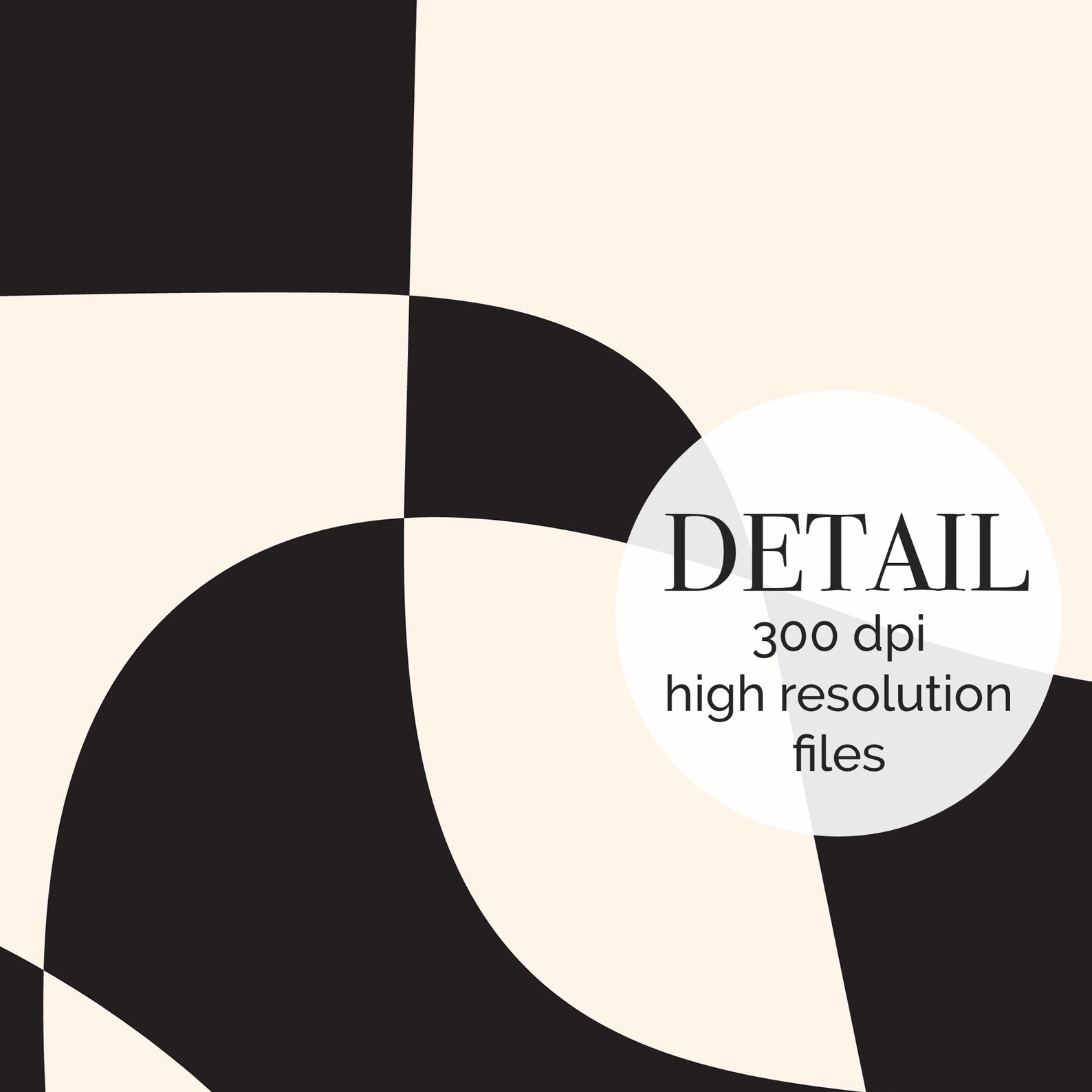 Black Abstract Poster PRINTABLE Minimalist Art Print Black Beige ...