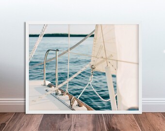 Sail Boat Print | Etsy