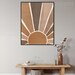 Boho Sun Wall Decor Printable Wall Art Earth Tones Sun Print - Etsy
