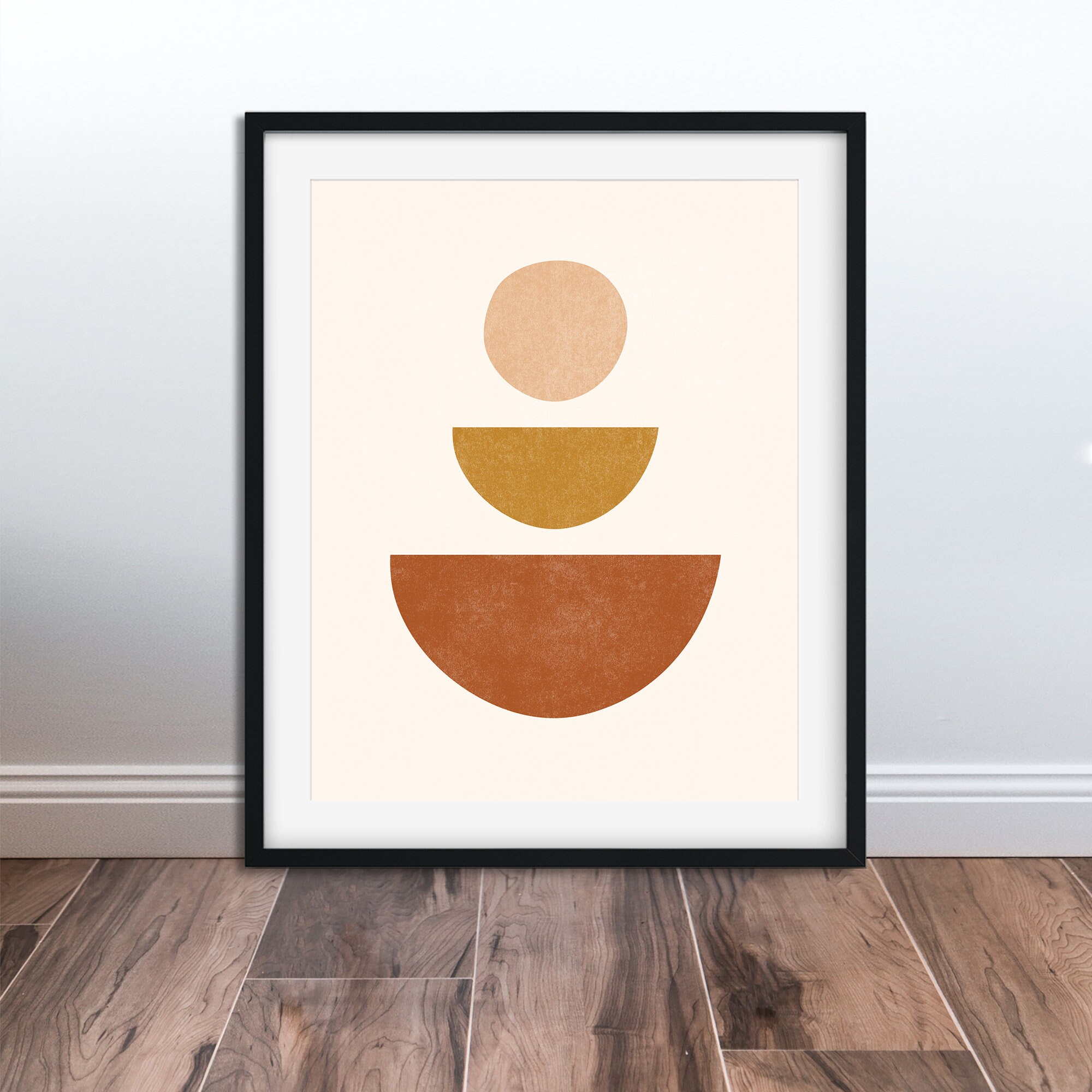 Abstract Geometric Shapes Poster Bundle Set of 4 Prints, Arch Lines ...