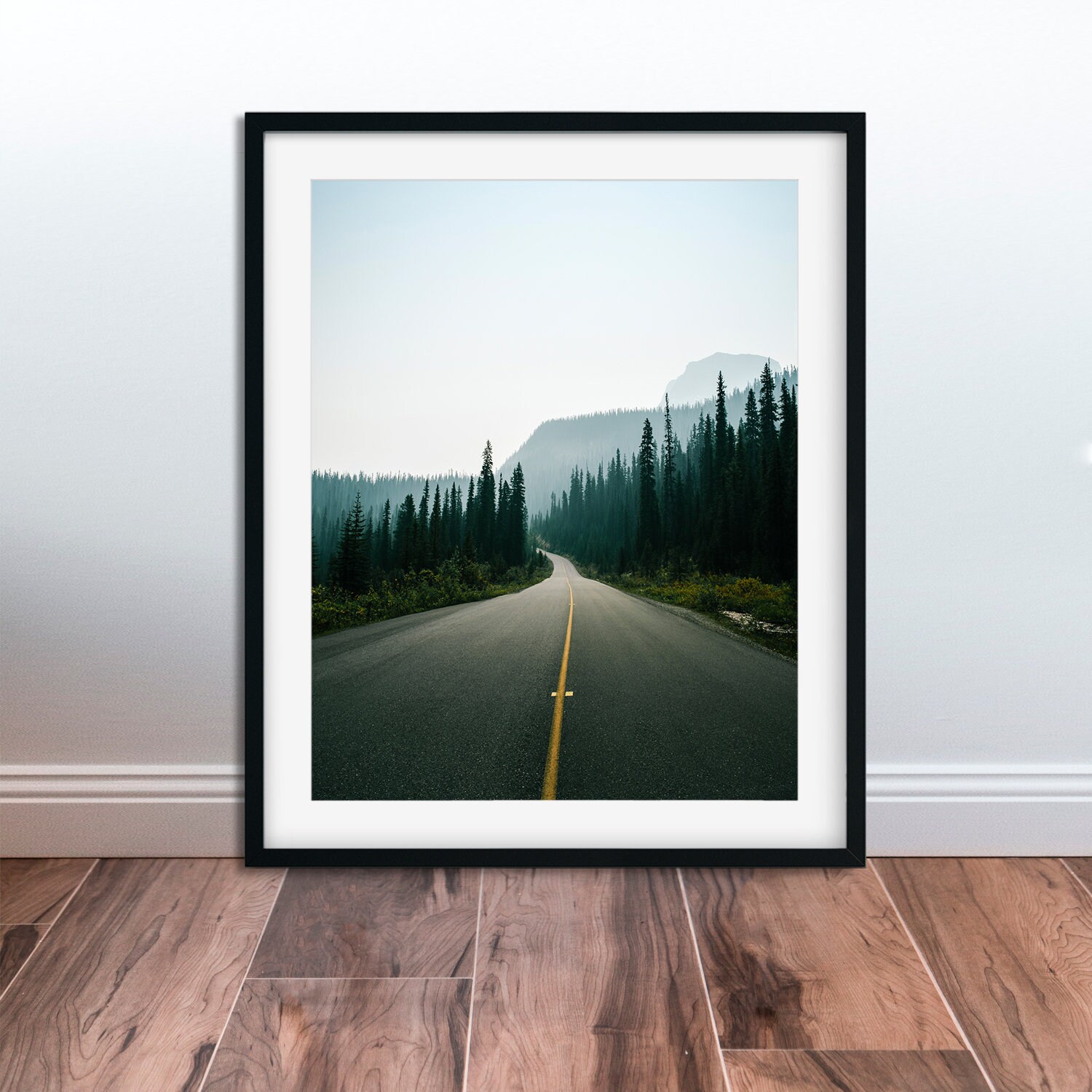 Mountain Road Print Forest Road Photography Print Mountain - Etsy