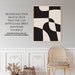 Black Abstract Poster PRINTABLE Minimalist Art Print Black Beige ...