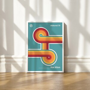 Retro Prints 70s 80s Music Posters Scandinavian Inspired 4 Set ...