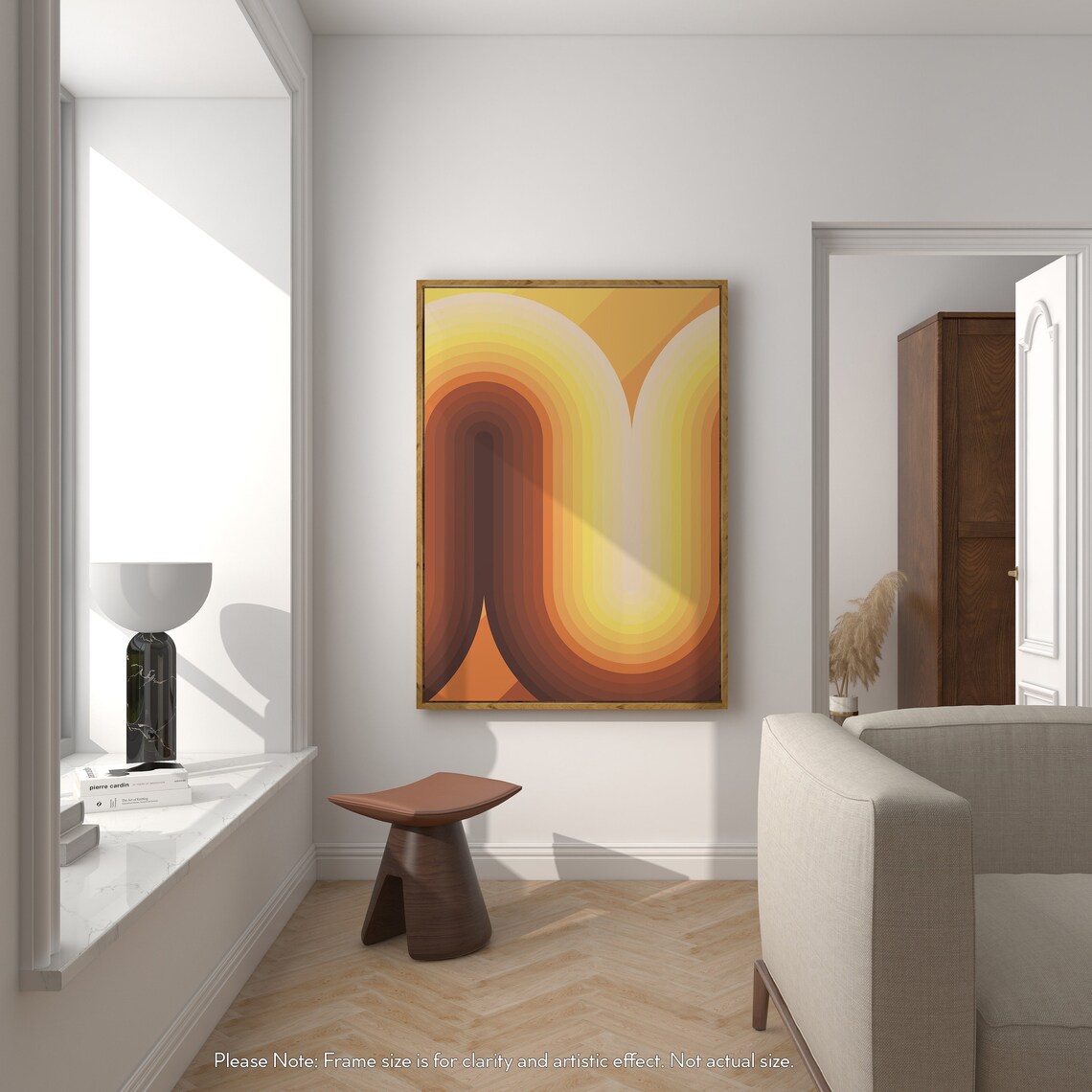 Retro Prints 60s 70s Swirls Loops Lines Bubble Pattern 3 Set Minimalist ...