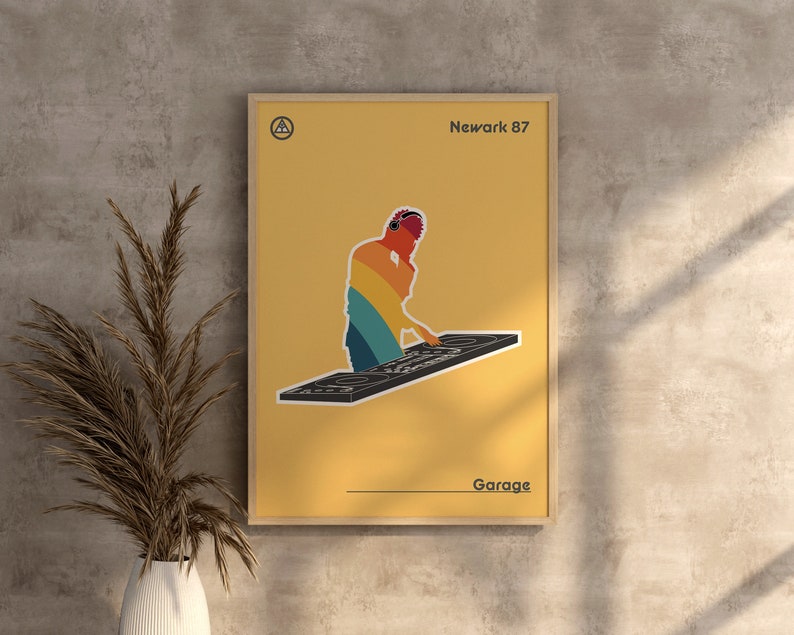 9 A1 & 24x30in Retro 60s 70s 80s Music Genre Posters Prog Rock Synth ...