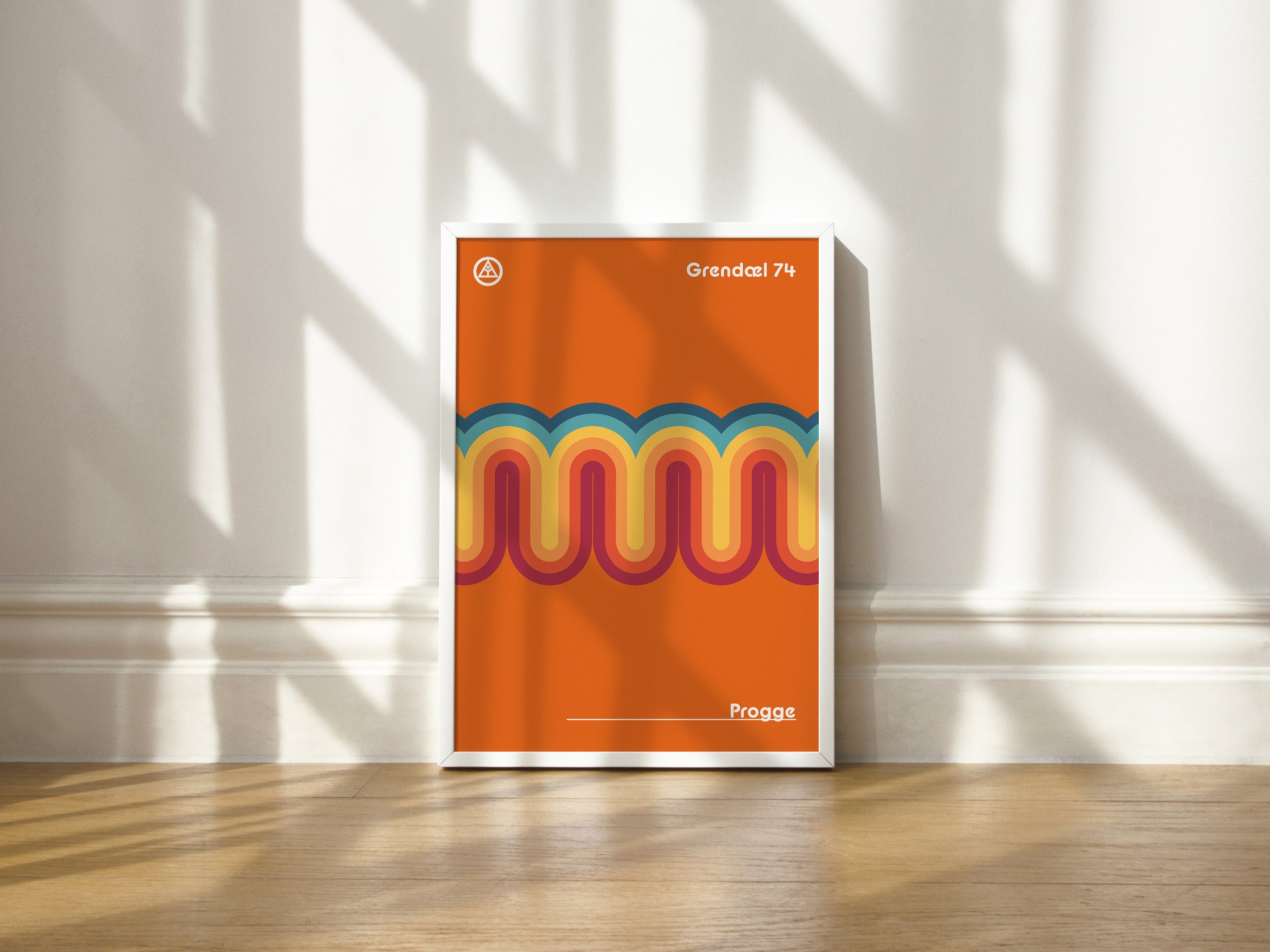 Retro Prints 70s Music Posters Nordic Stylish 3 Set Minimalist Prog ...