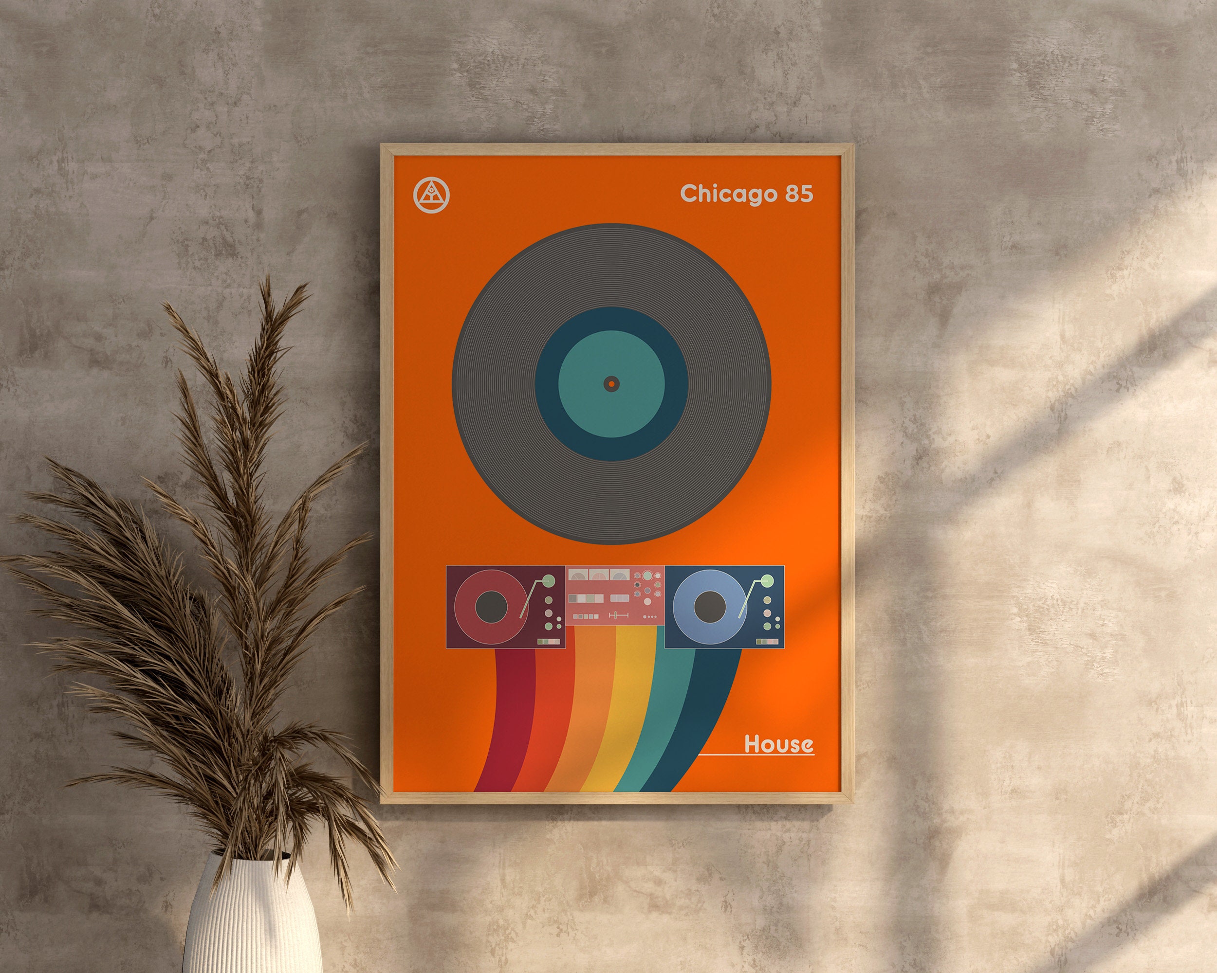 Retro Prints 80s 90s House Music & Techno 6 Set | 18x24in | Digital ...