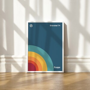 Retro Music Wall Art Prints 70s 80s Music Scenes Posters | Boho Nordic ...
