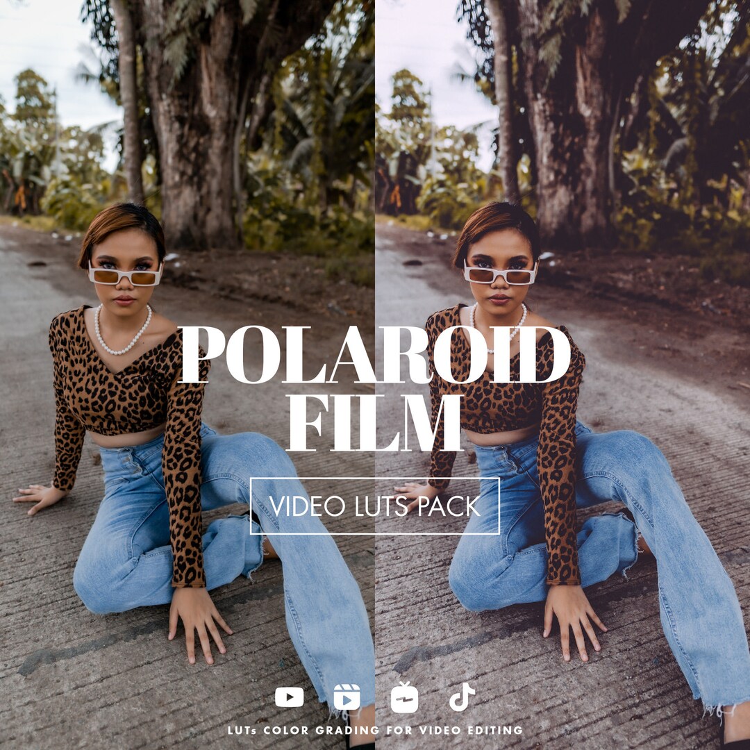 70 Polaroid Video Luts Vintage Film Video Presets and Color Grading ...