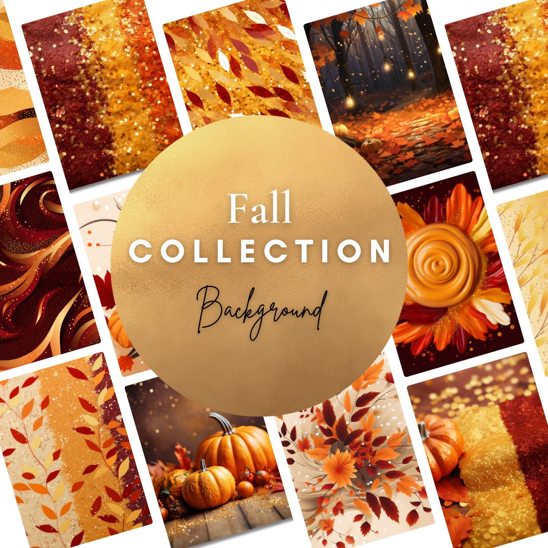 Fall Collection Backgrounds - Etsy