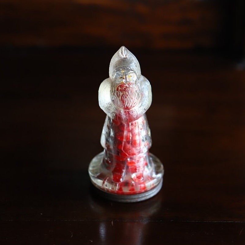 Antique Glass Candy Container - Etsy