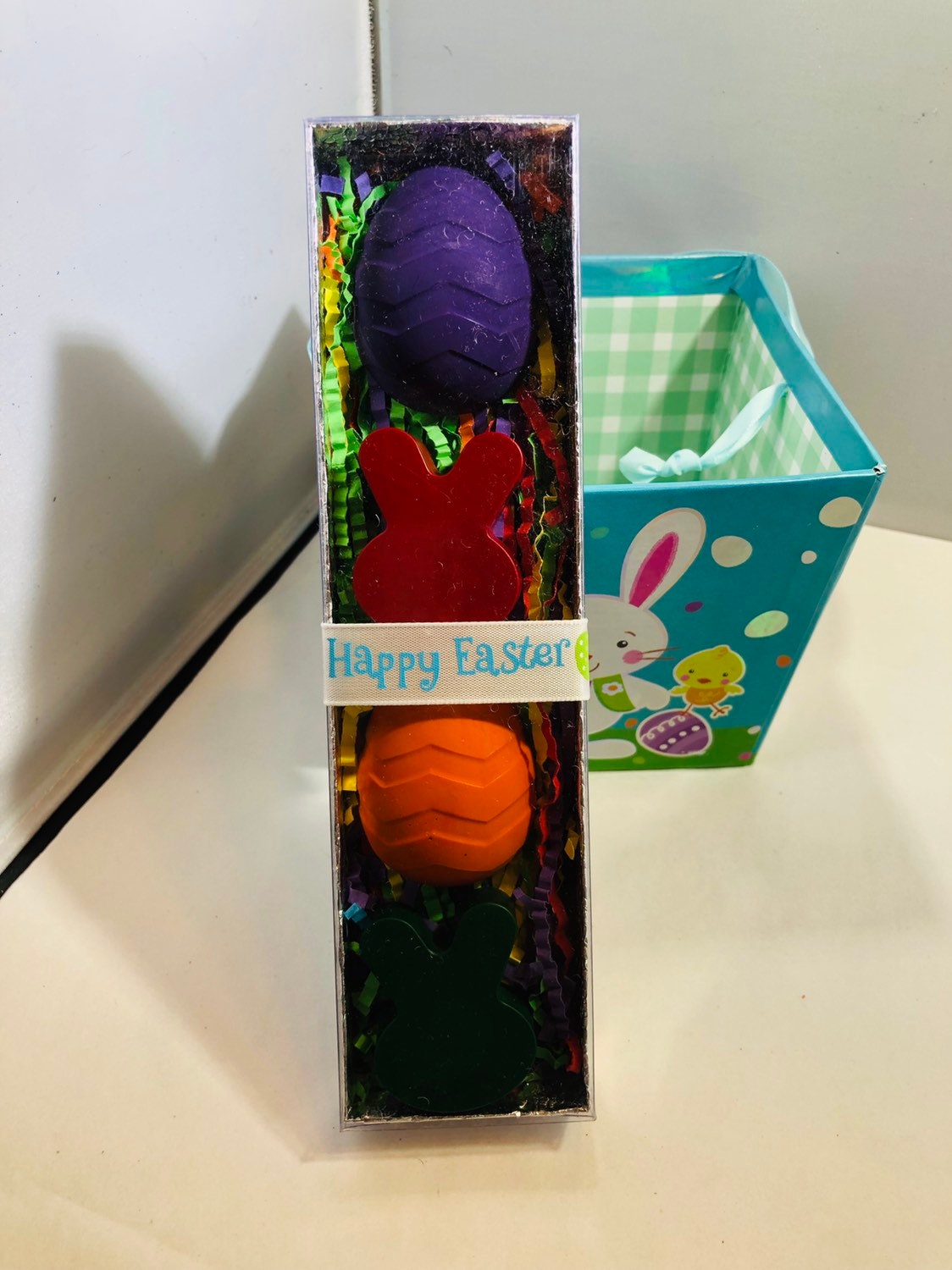Set of Four Easter Crayons in a Gift Box, Kids Easter Gifts, Easter ...