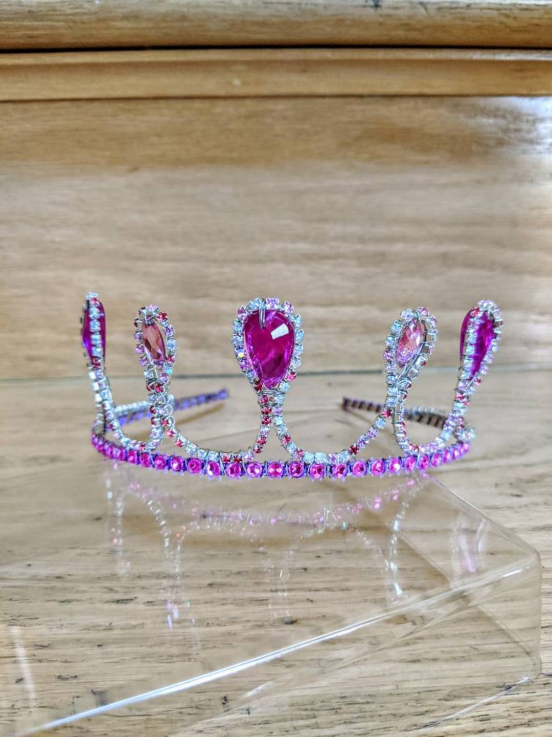 Ballet Crown Tiara Gorgeous Pink Ballet YAGP Dance Tiara Aurora ...