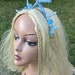 Mermaid Crown Tiara Blue Starfish Bubbles Seashell AB - Etsy
