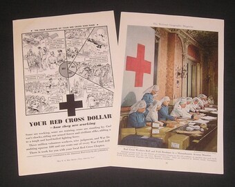 American red cross | Etsy