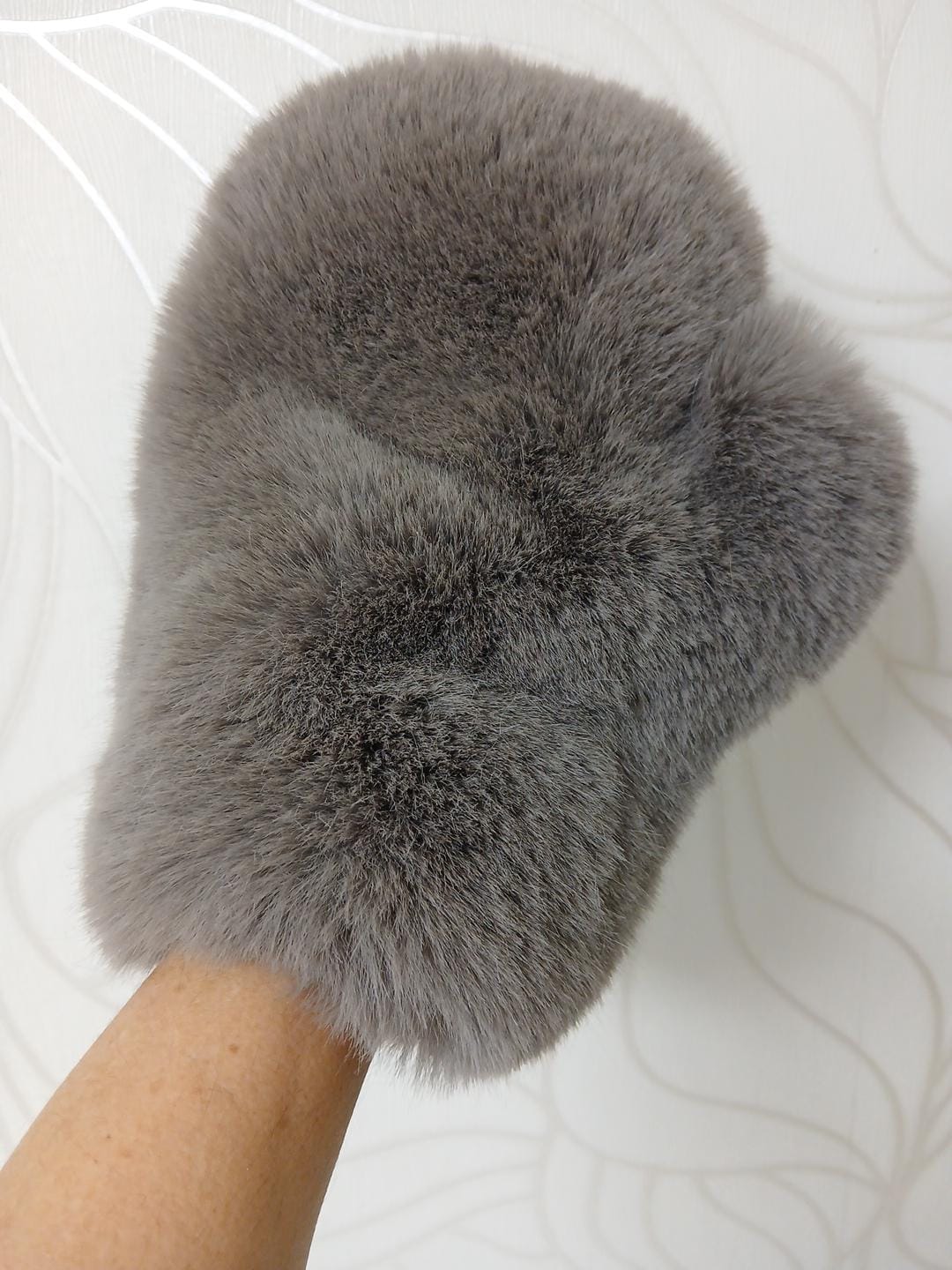 Rex Rabbit Look Massage Gloves Erotic Cuddly Soft Wellness Pure New ...