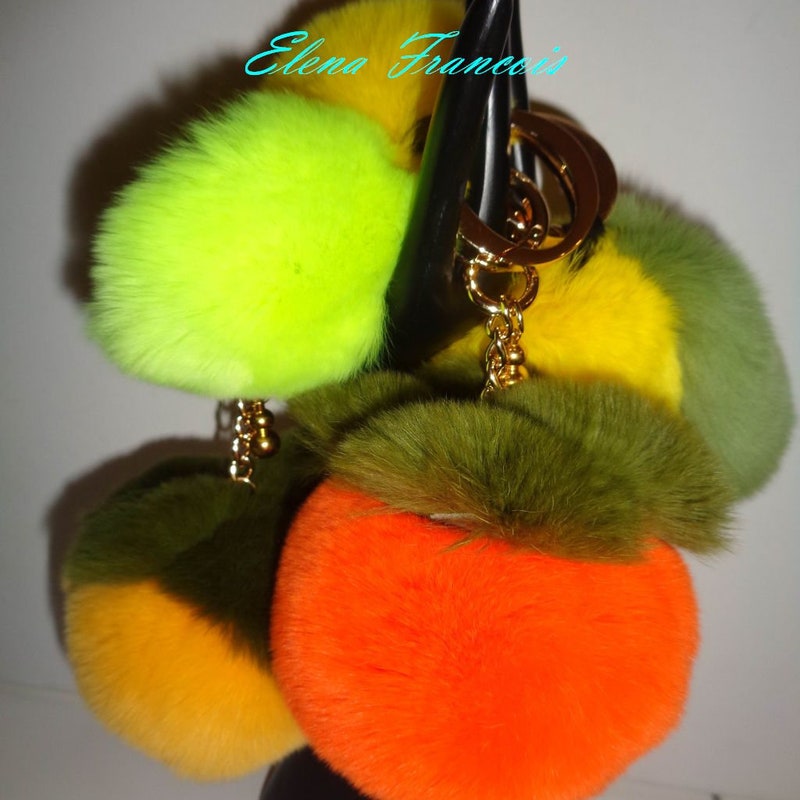 Real Fur Rabbit Keychain - Etsy