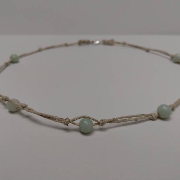 Hemp Choker Necklace - Etsy