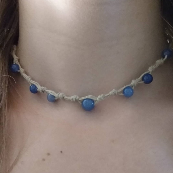 Hemp Choker Necklace - Etsy