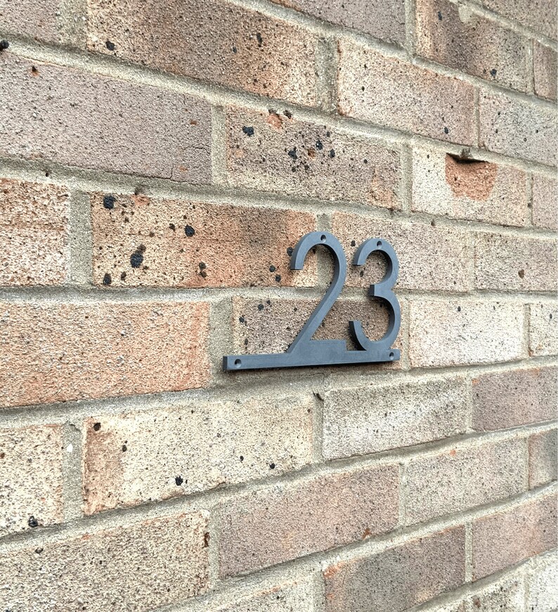 Premium House Numbers Premium Address Numbers Steel - Etsy UK