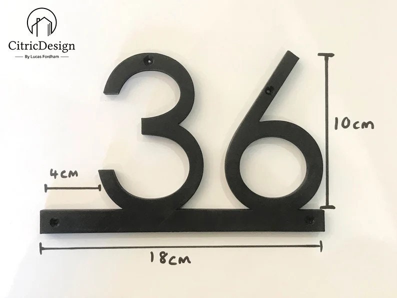 House Numbers, Address Numbers, Personalised - Etsy UK