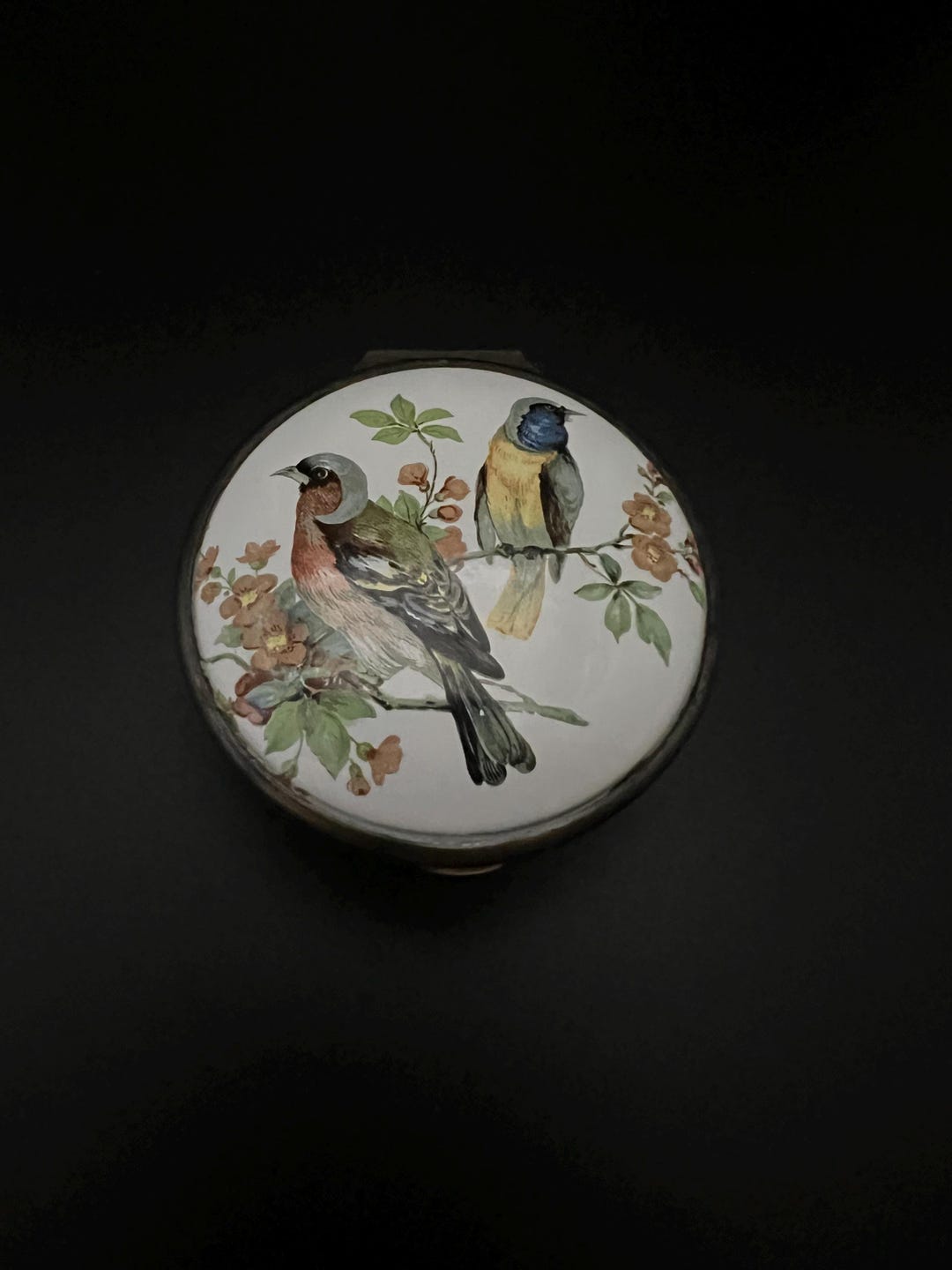 Bilston and Battersea Enamels, Designed by Halcyon Days, Enamel Box ...
