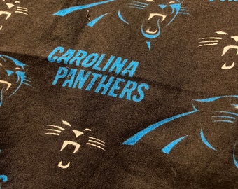 Carolina Panthers Cotton Fabric NFL Cotton Fabric Panthers - Etsy